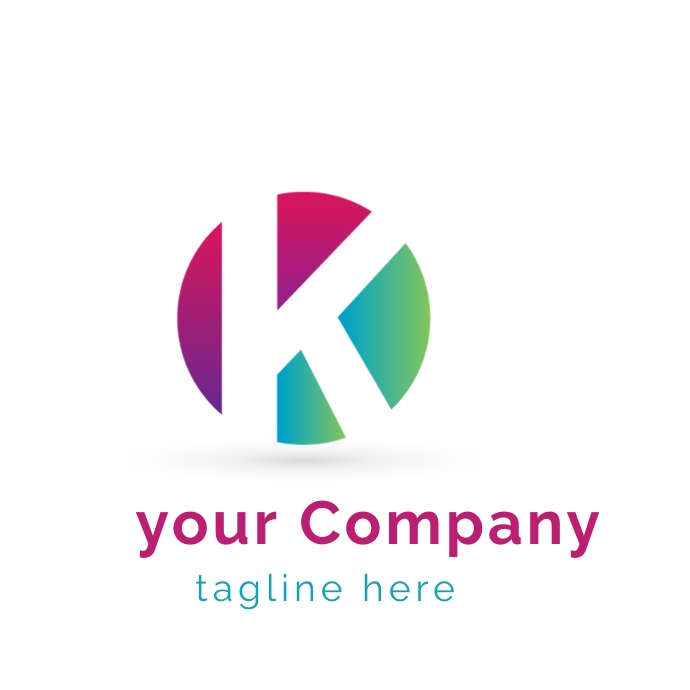 Copy of K logo design| Company logo | PosterMyWall